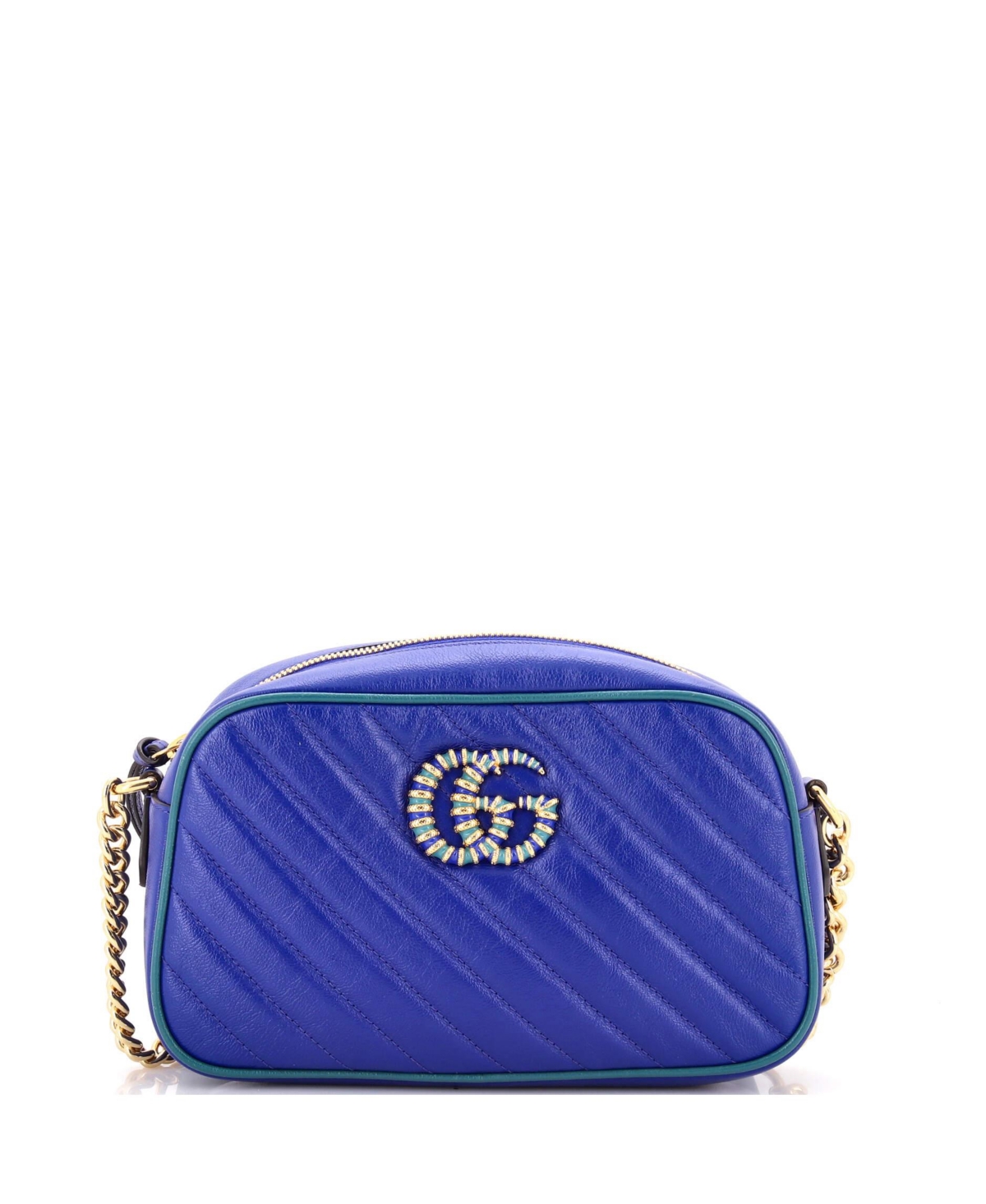 Click here for Pre-Owned Gucci Small Gg Marmont Shoulder Bag Diag... prices