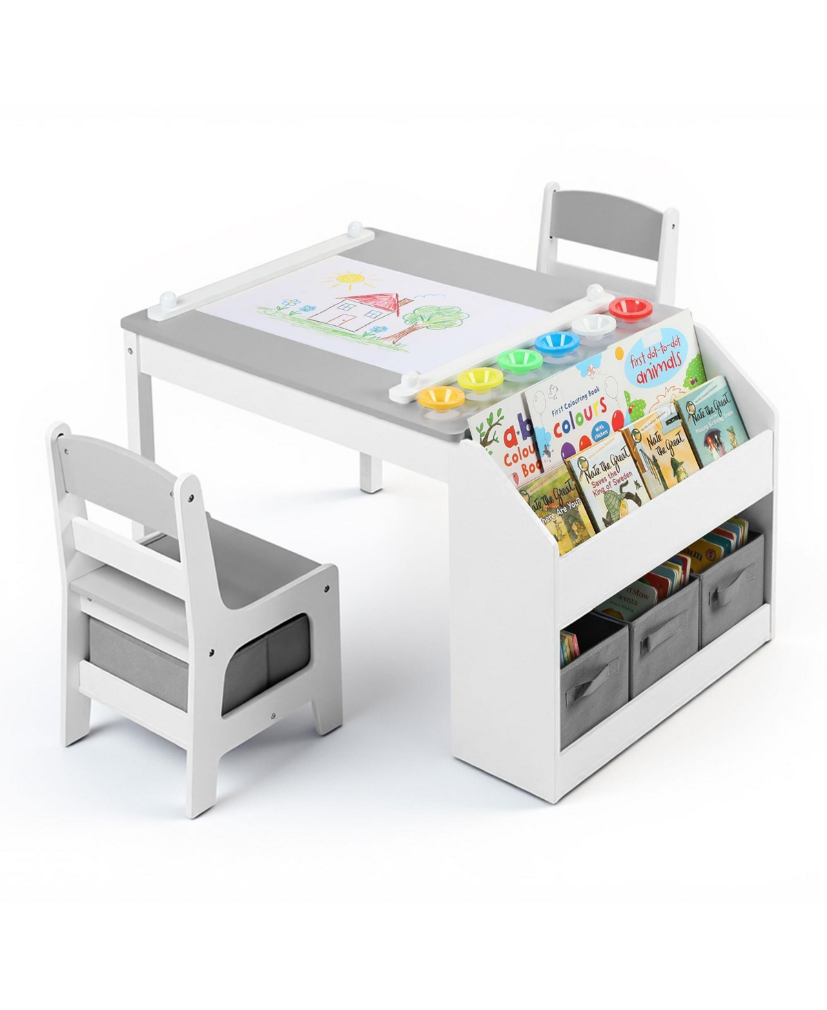 Click here for Kinder King 3-in-1 Kids Table and Chair Set with P... prices