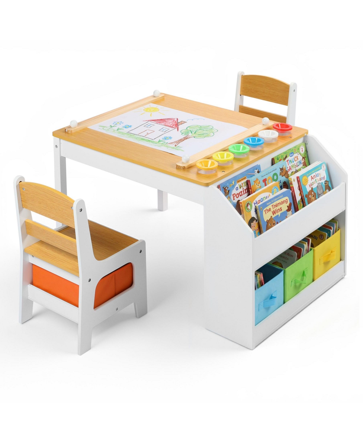 Click here for Kinder King 3-in-1 Kids Table and Chair Set with P... prices