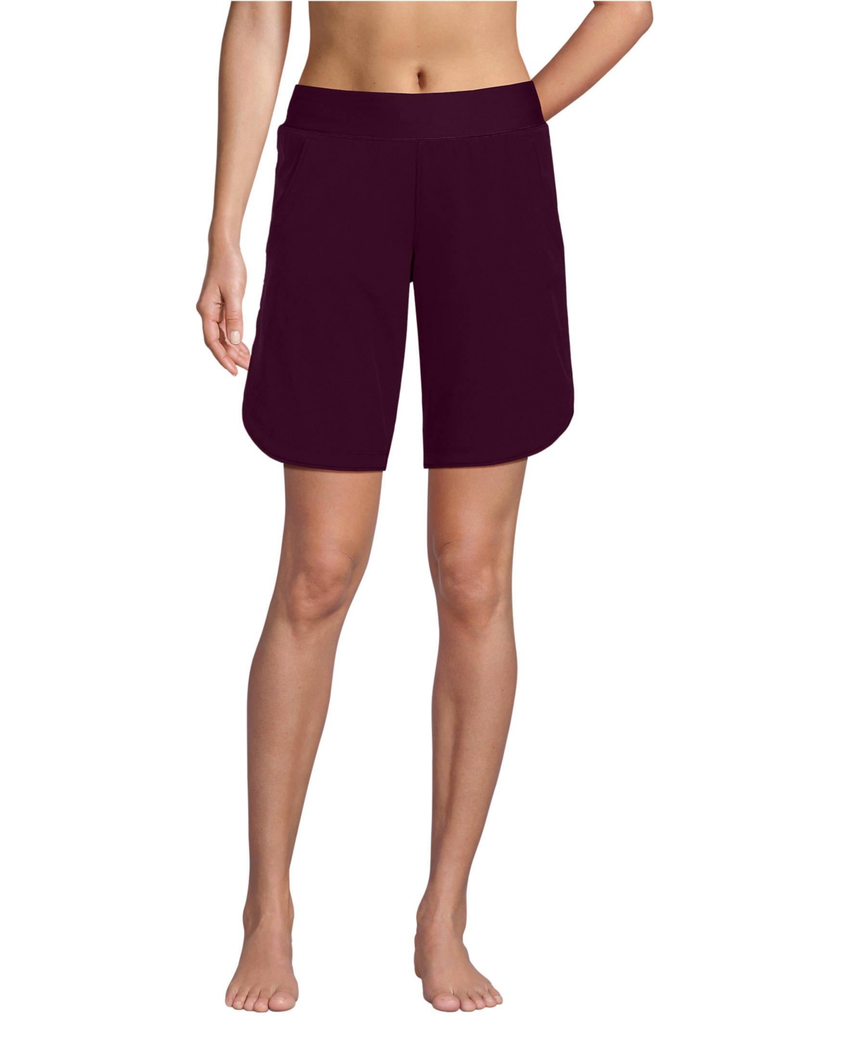 Click here for Lands End Womens Long 9" Board Shorts with Pa... prices