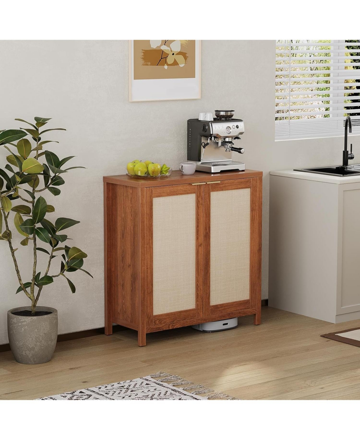 Click here for gaomon 2-Door Rattan Storage Cabinet  Storage Cabi... prices