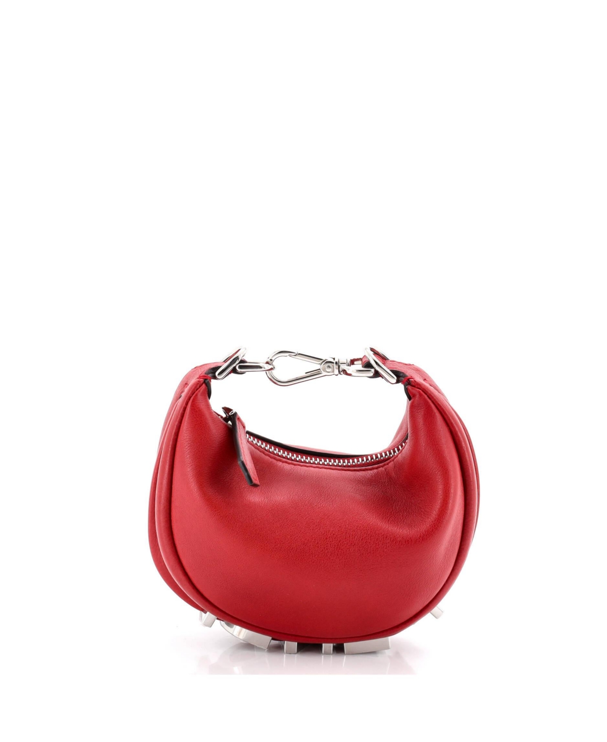 Click here for Pre-Owned Fendi Nano Fendigraphy Bag Leather - Red prices
