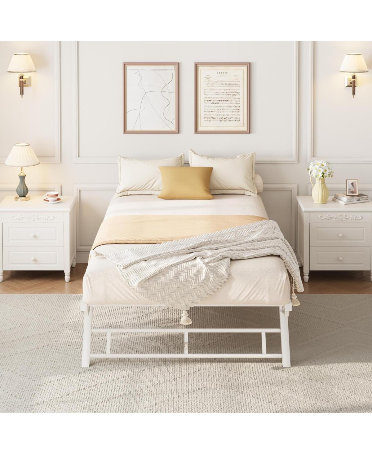 Click here for gaomon Twin Metal Daybed with Pop-Up Trundle  Spac... prices
