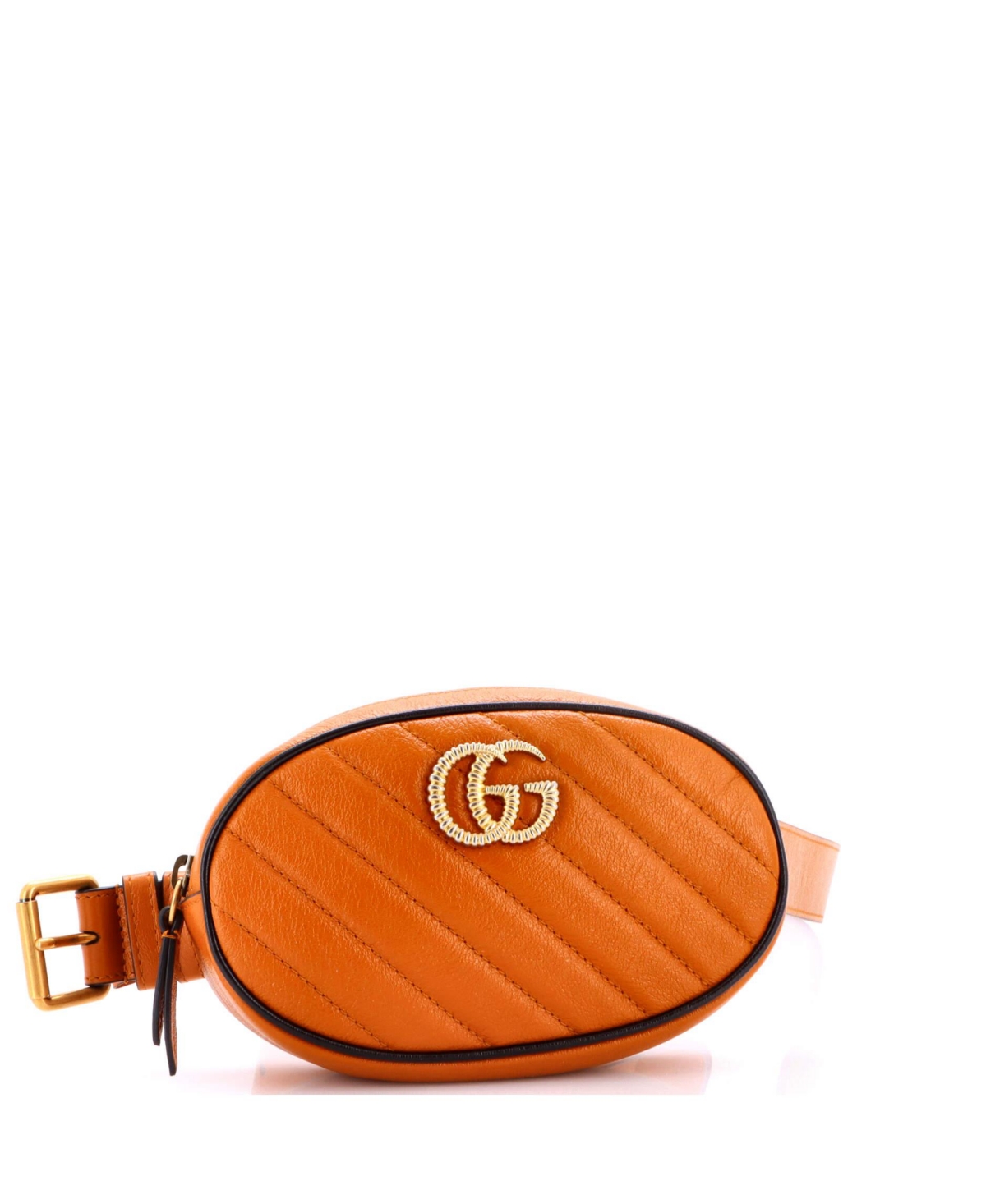 Click here for Pre-Owned Gucci Gg Marmont Belt Bag Diagonal Quilt... prices