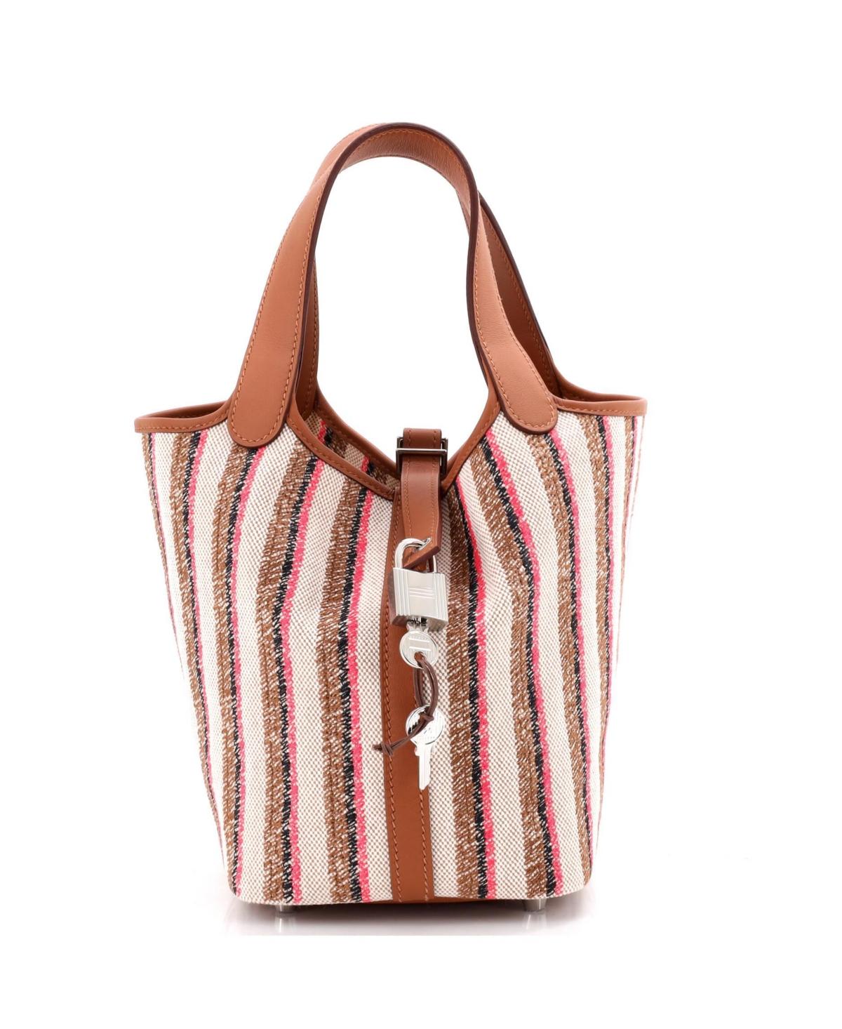 Click here for Pre-Owned HERMES Pm Couverture Lignes Picotin Lock... prices