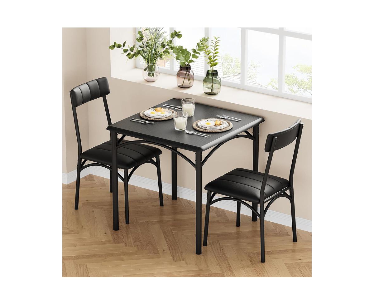 Click here for gaomon 3-Piece 2-Person Modern Square Dining Table... prices
