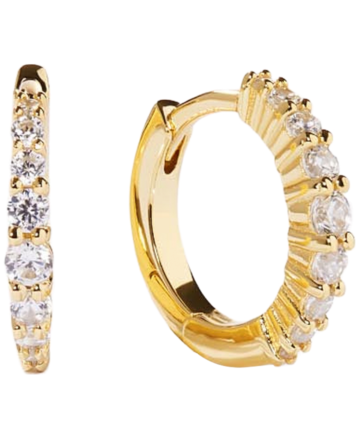 Click here for Ana Luisa Nava Gold-Plated Huggie Hoop Earrings -... prices