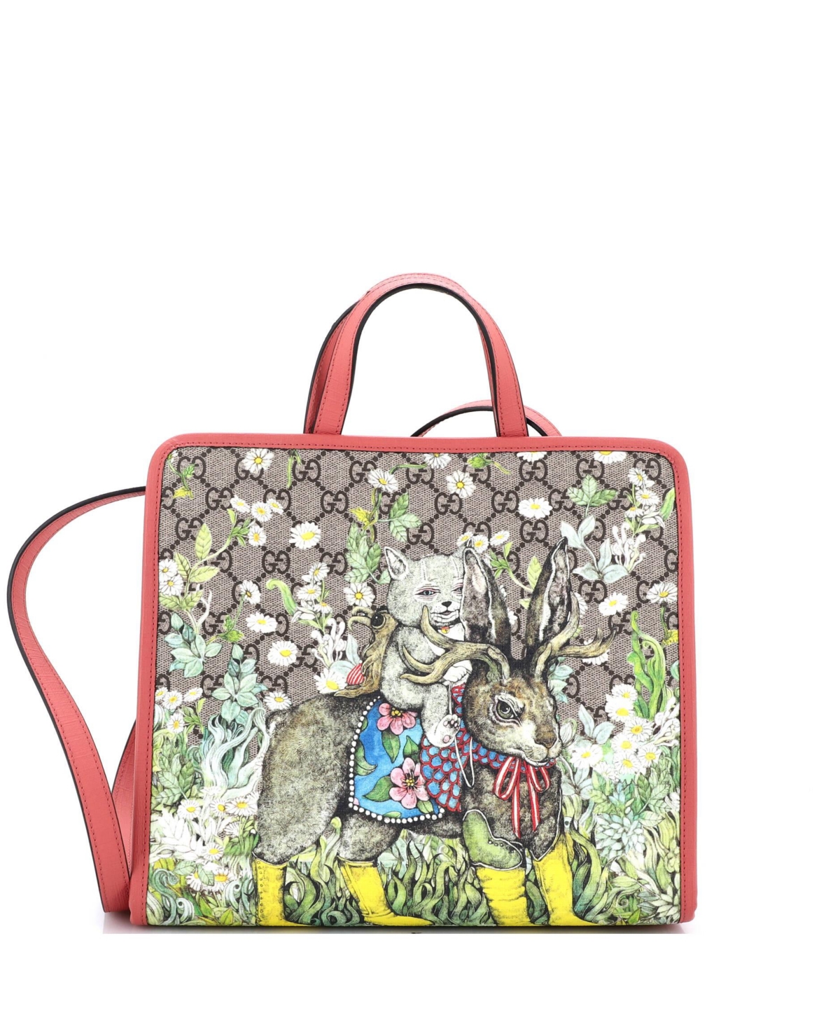Click here for Pre-Owned Gucci x Yuko Higuchi Rabbit Kids Tote Pr... prices