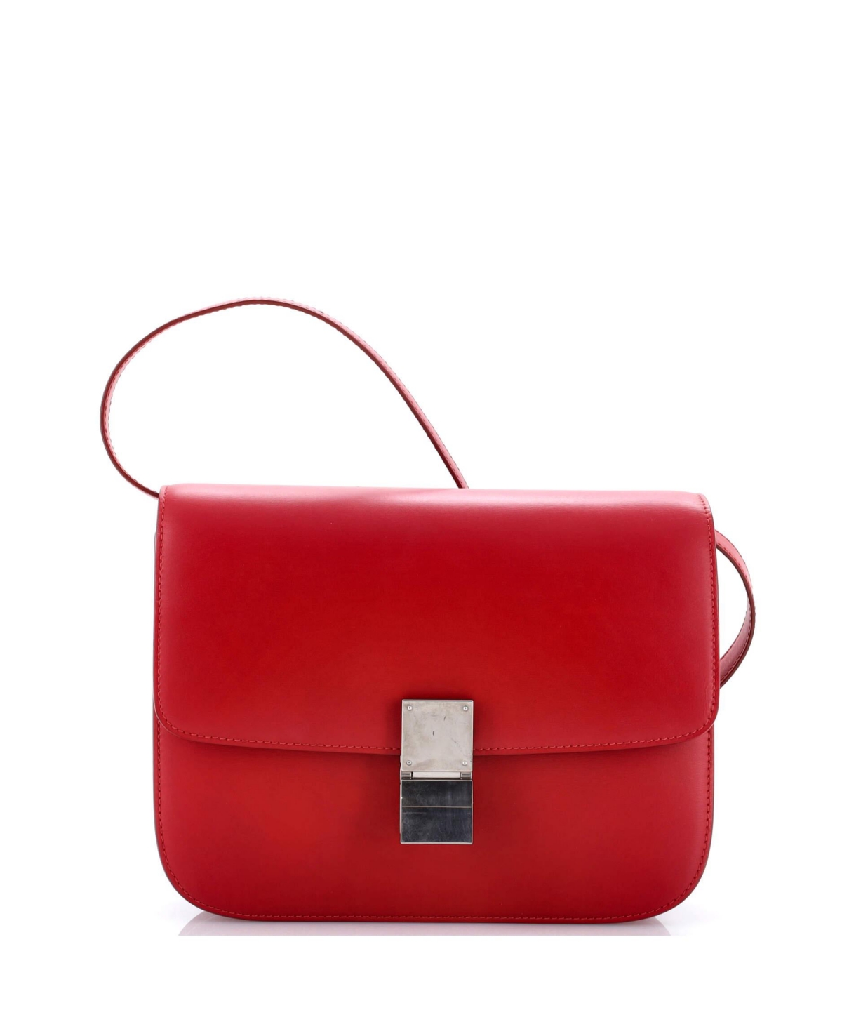 Click here for Pre-Owned Celine Medium Classic Box Bag Smooth Lea... prices