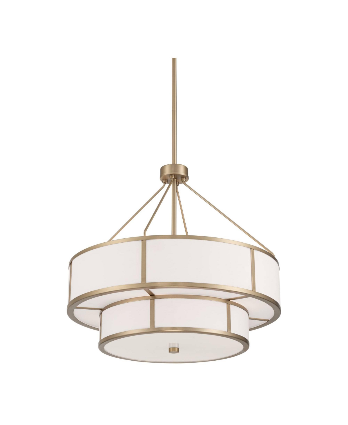 Click here for Possini Euro Design Zilina 19 Matte Brass 2-Tier 4... prices