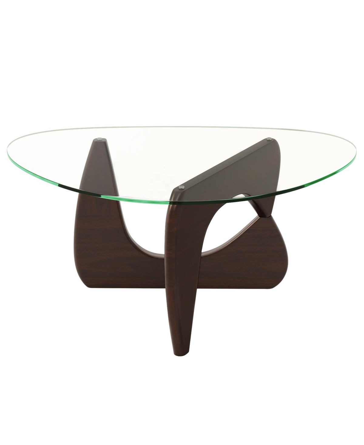 Click here for Slickblue Triangle Glass Coffee Table Adjustable R... prices