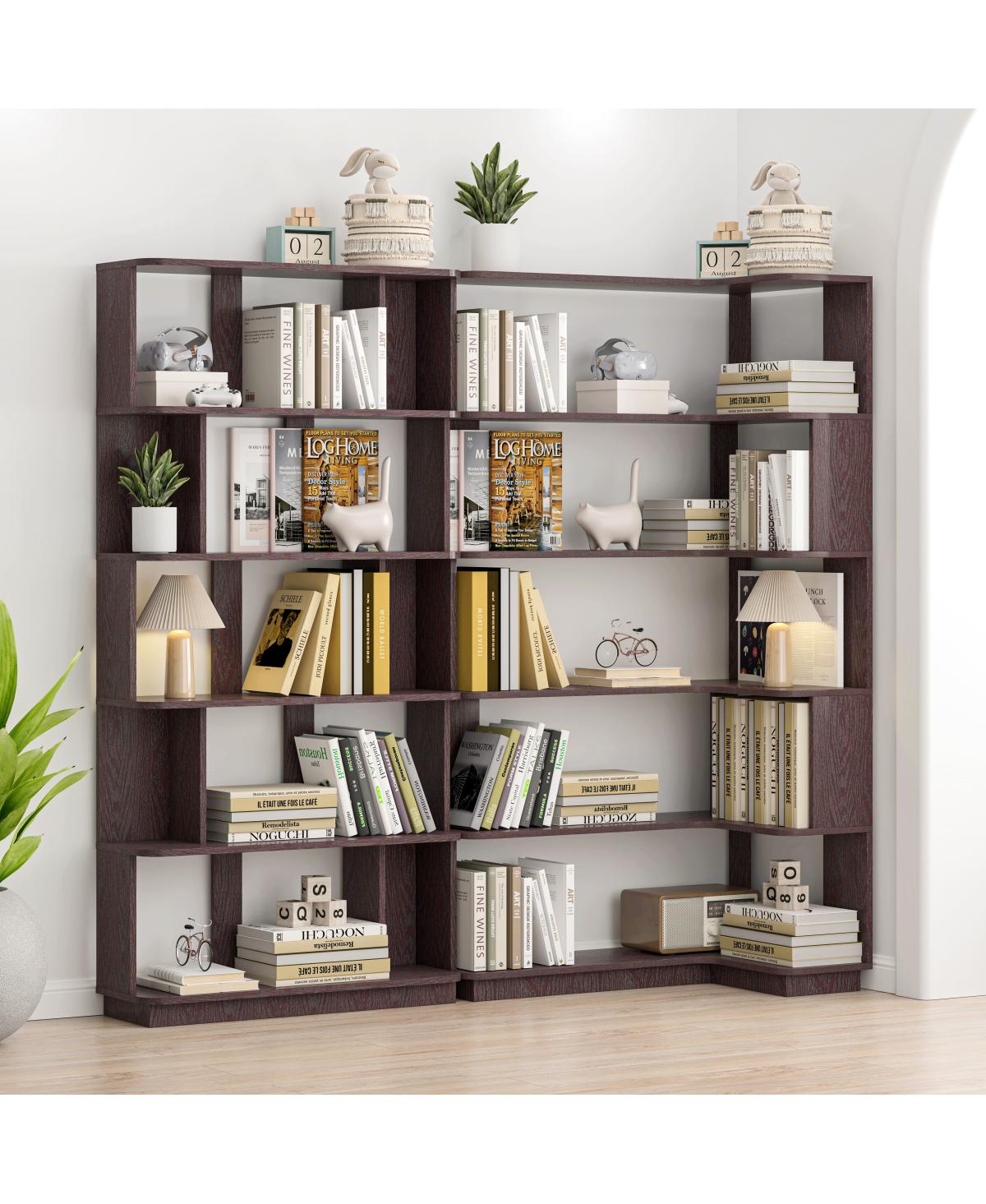 Click here for Streamdale Furniture 90cm Corner Bookshelf + 80cm... prices