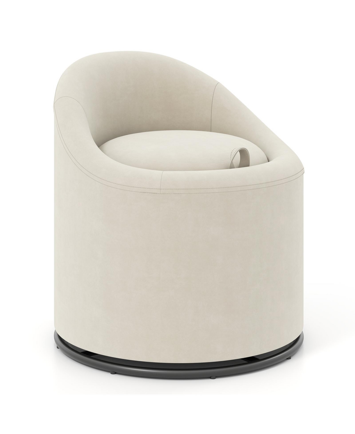 Click here for Gouun 360-Degree Swivel Barrel Chair with Hidden S... prices