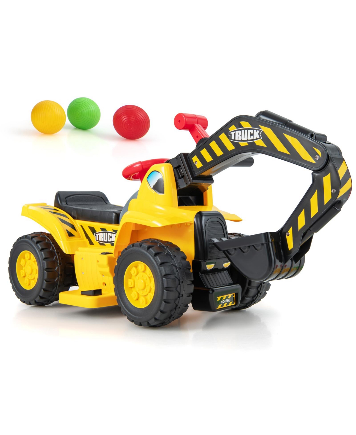Click here for Slickblue Ride On Excavator 6V for Kids with Fun D... prices