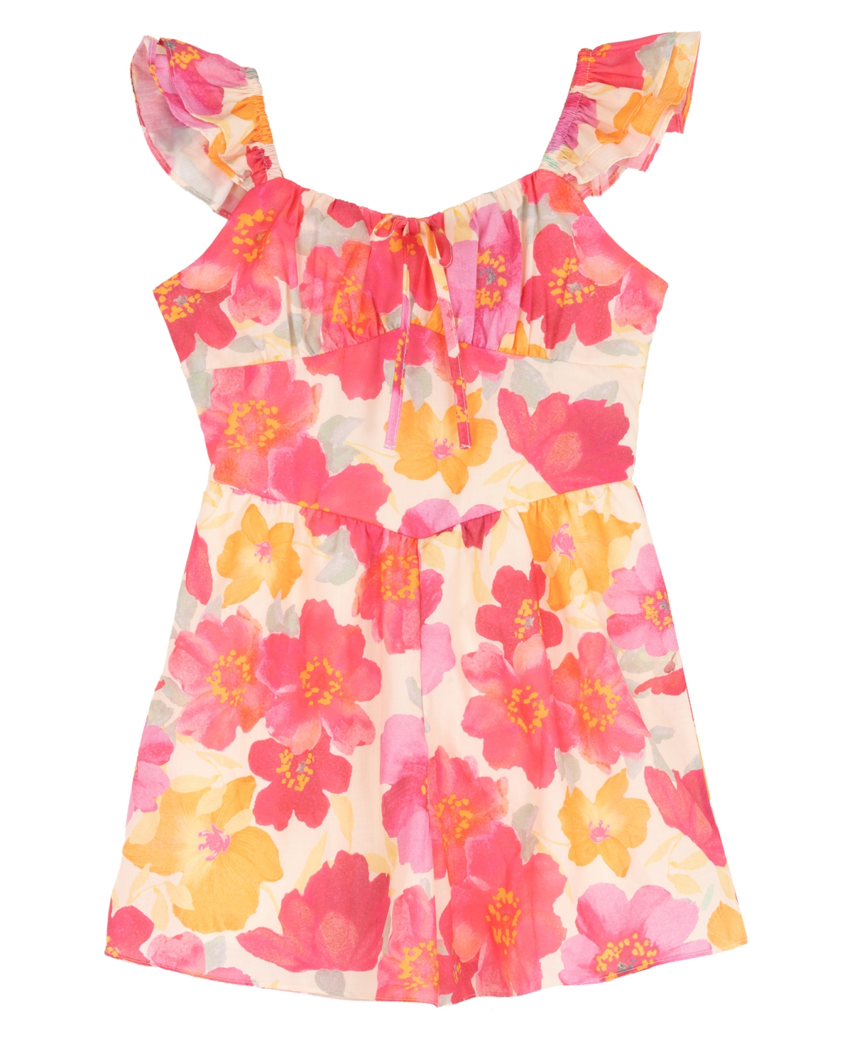 Click here for Rare Editions Girls 7-16 Printed Floral Ruched Bus... prices