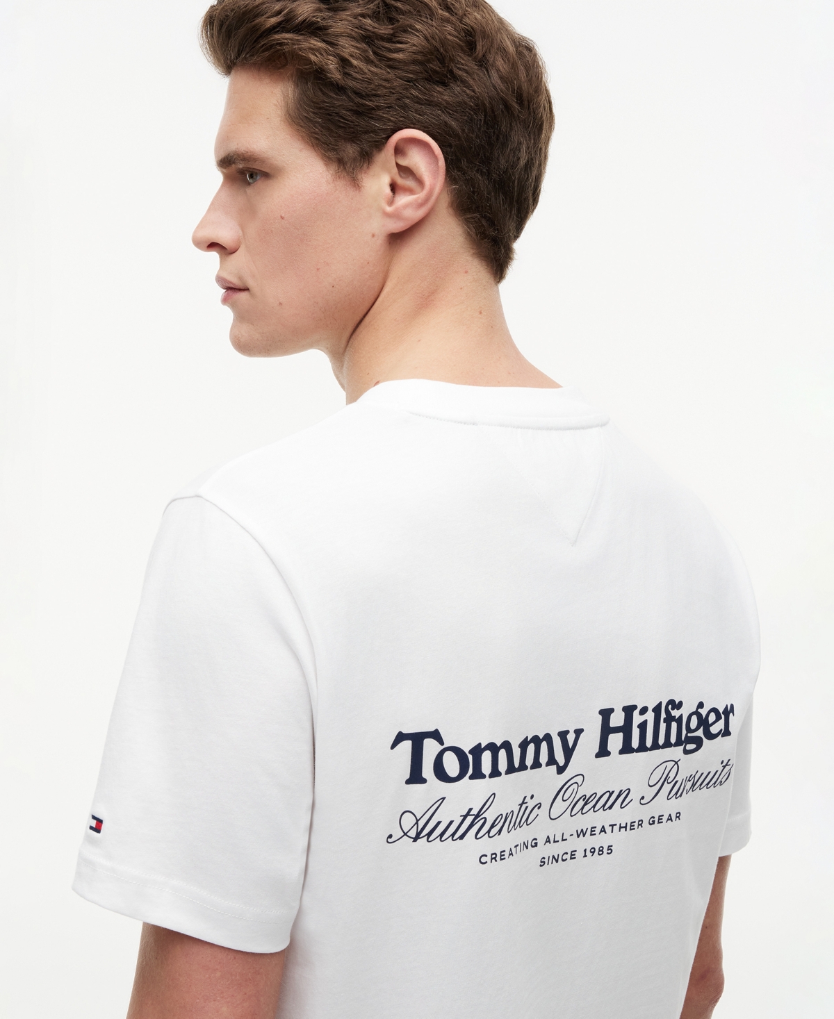 Click here for Tommy Hilfiger Mens Nautical Back Graphic T-Shirt... prices