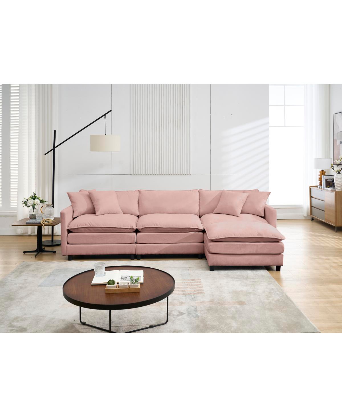 Click here for Streamdale Furniture L-Shaped Modular Chenille Sof... prices