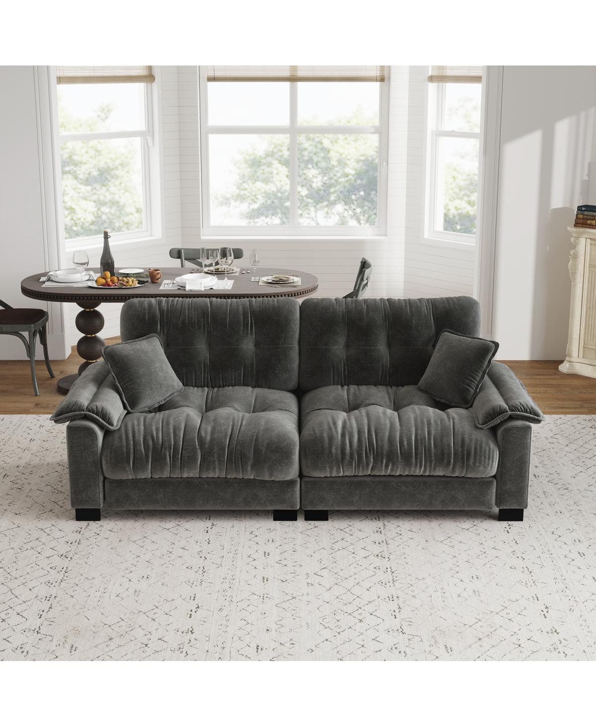 Click here for Streamdale Furniture Chenille 3-Seater Sofa with S... prices