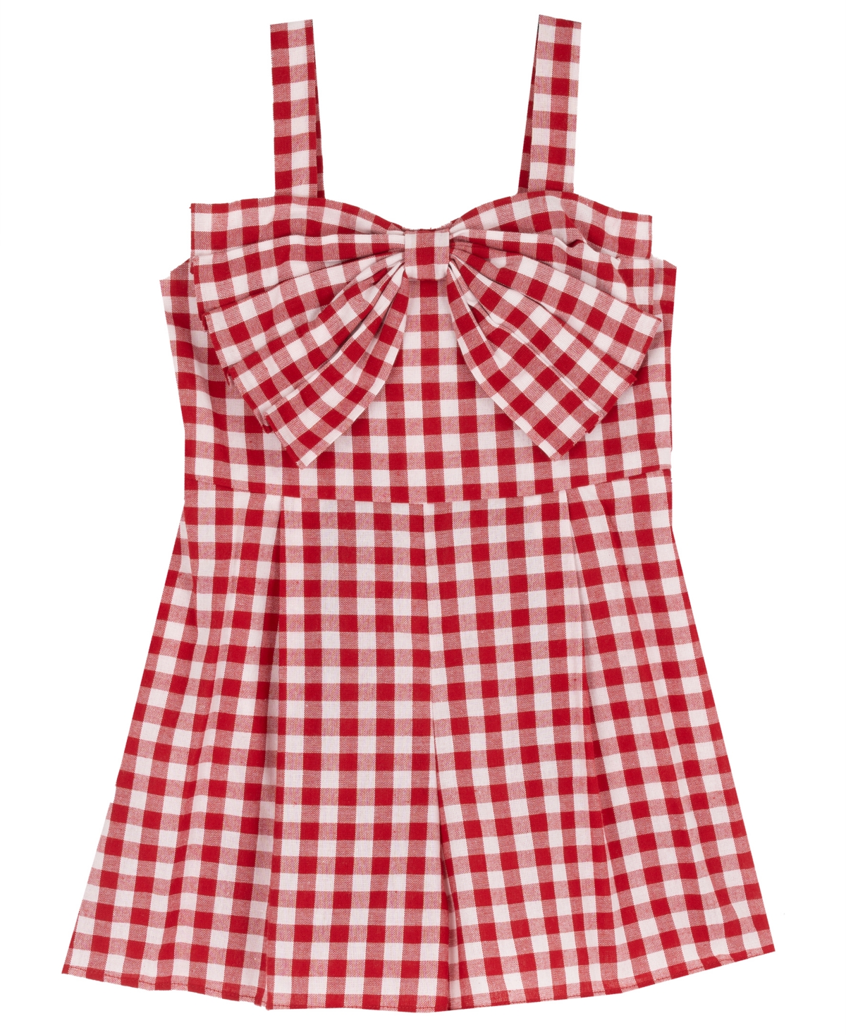 Click here for Rare Editions Girls 4T-6X Gingham Dress with Bow D... prices