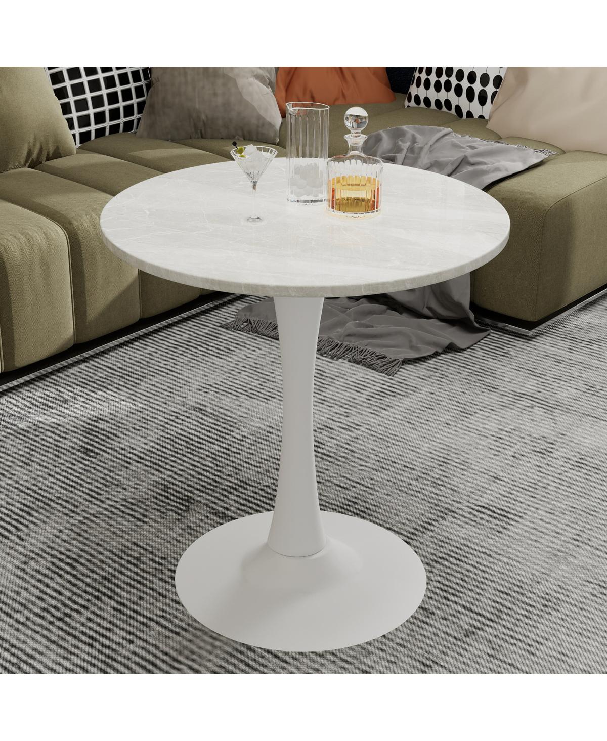 Click here for Streamdale Furniture Mid-Century Modern Round Marb... prices