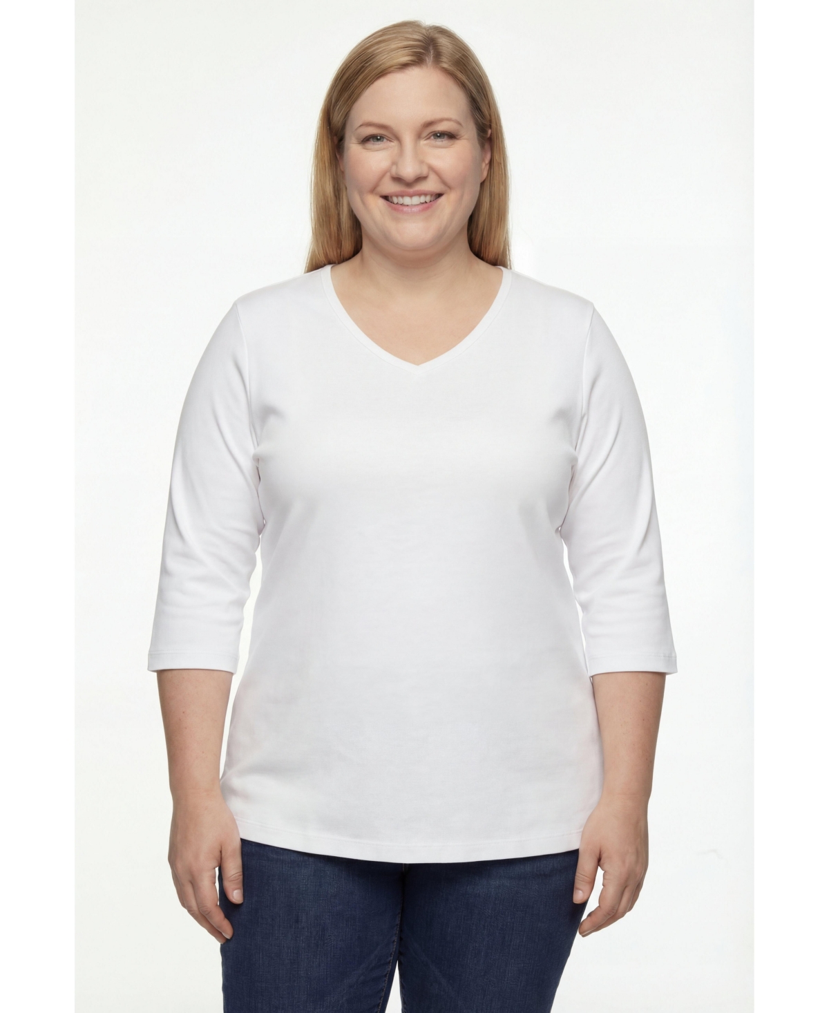Click here for Woman Within Plus Size Within Perfect Three-Quarte... prices