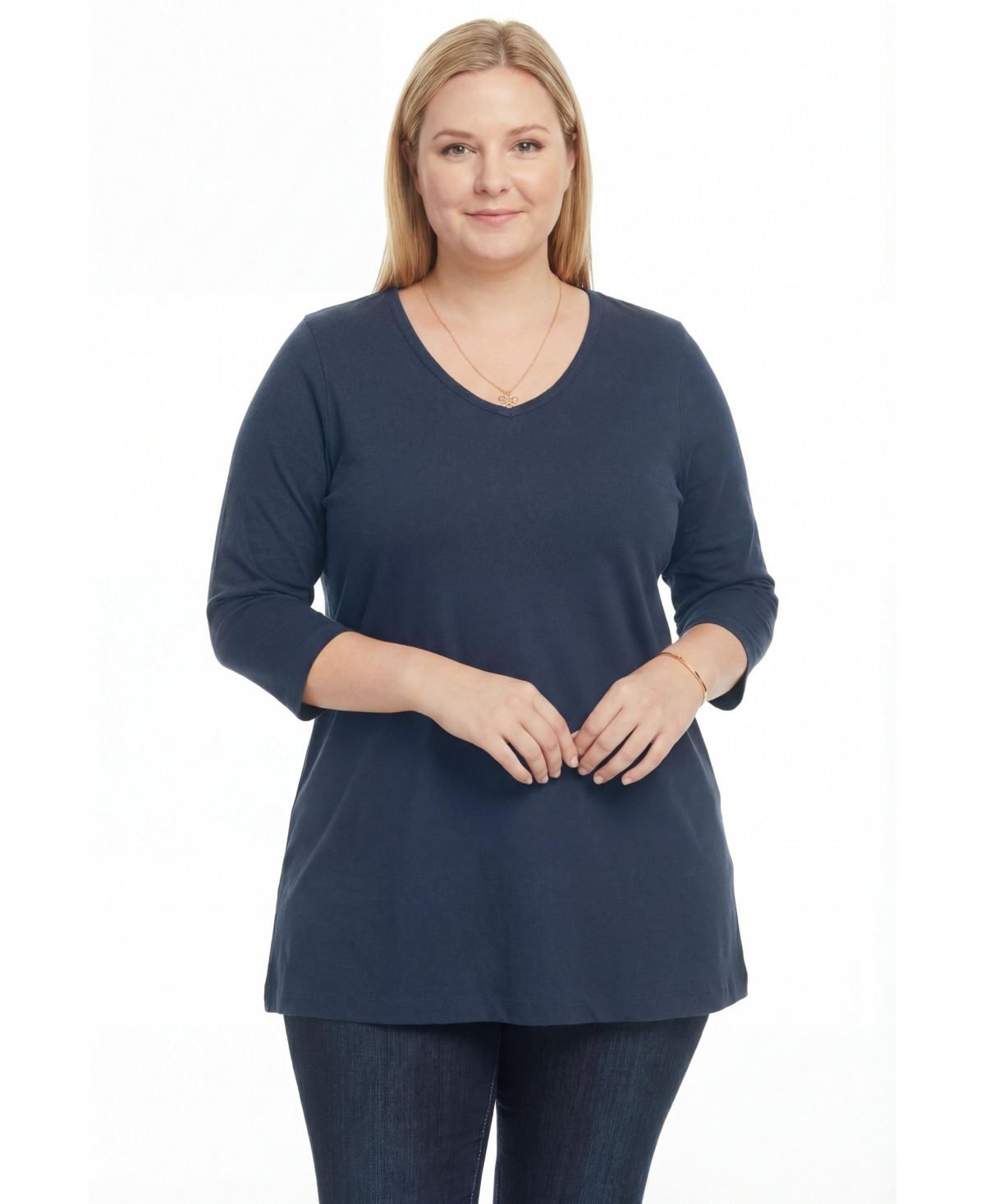 Click here for Woman Within Plus Size Within Perfect Three-Quarte... prices