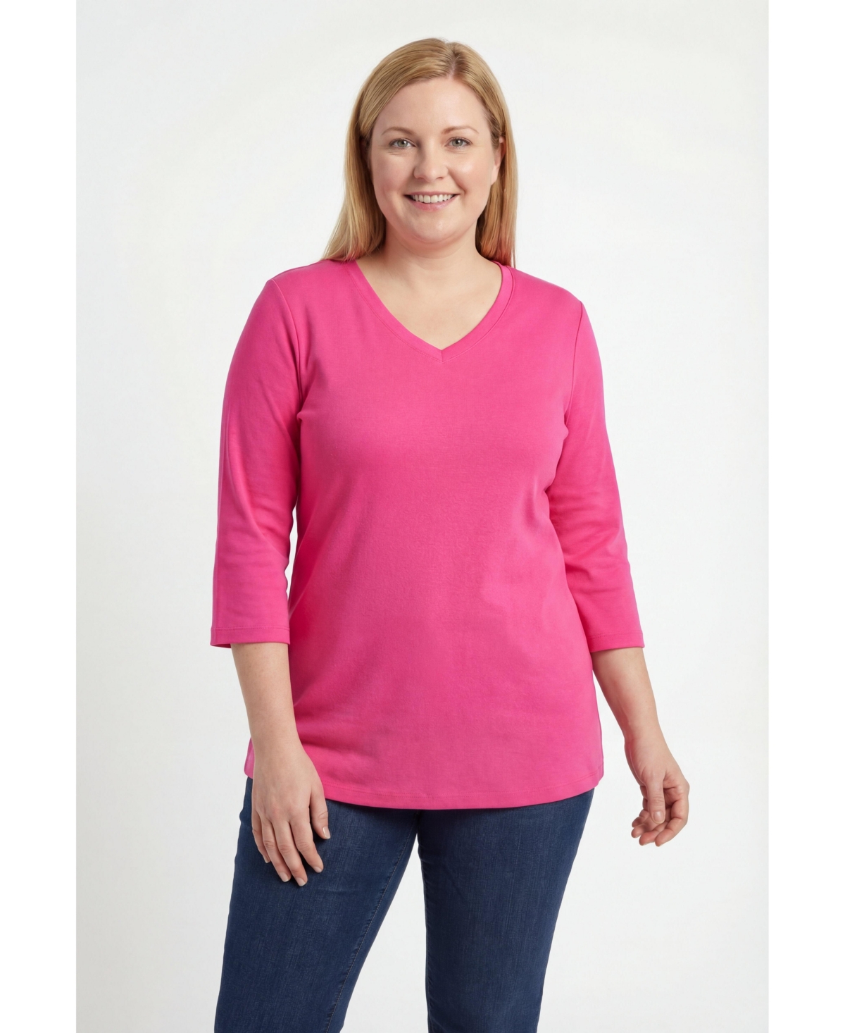 Click here for Woman Within Plus Size Within Perfect Three-Quarte... prices