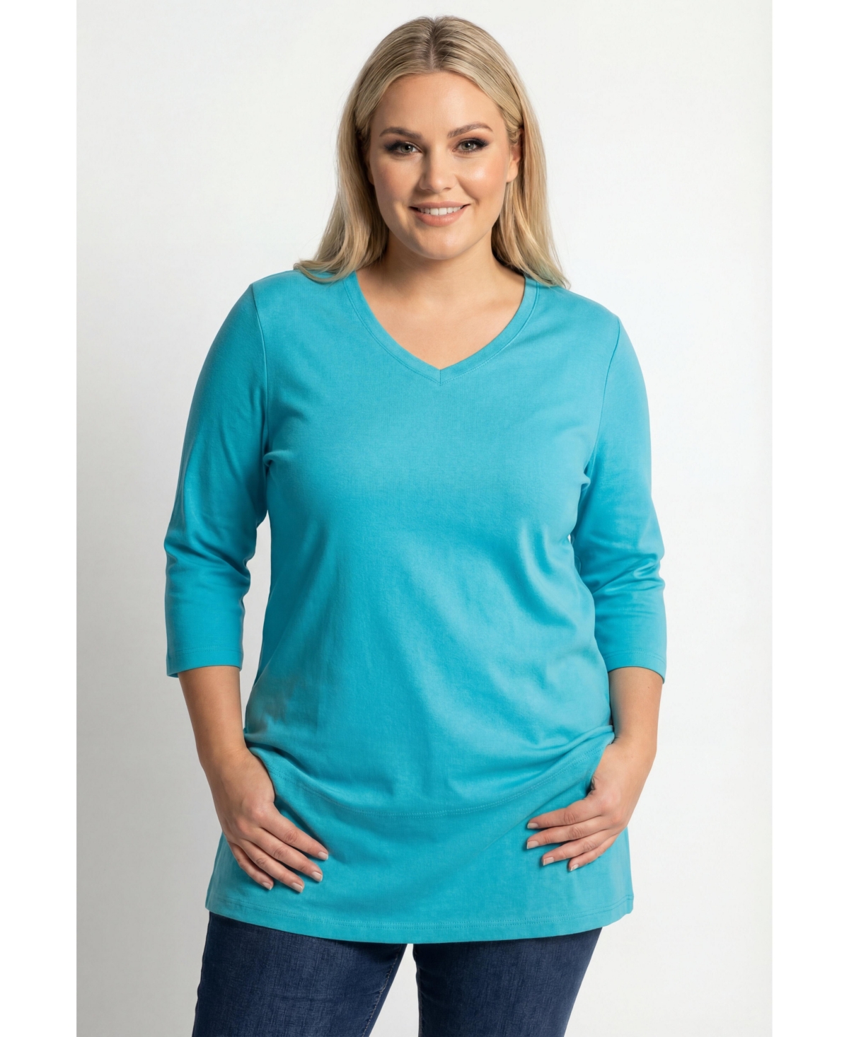 Click here for Woman Within Plus Size Within Perfect Three-Quarte... prices