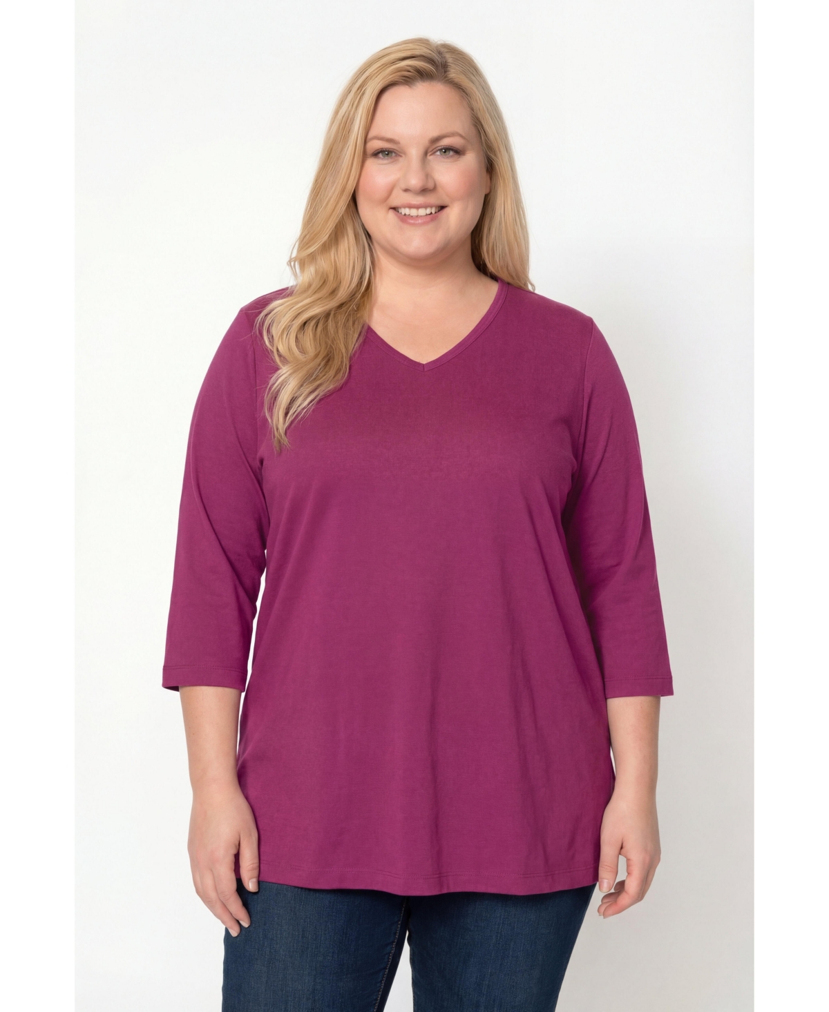 Click here for Woman Within Plus Size Within Perfect Three-Quarte... prices