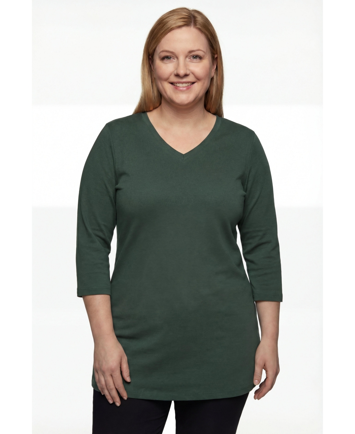 Click here for Woman Within Plus Size Within Perfect Three-Quarte... prices