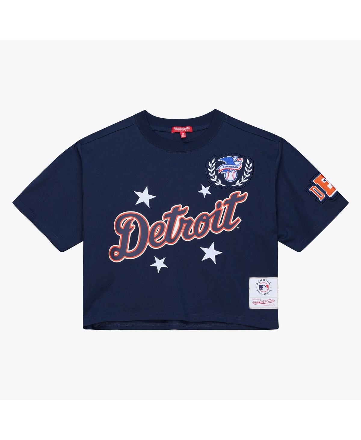 Click here for Mitchell Ness Womens Navy Detroit Tigers Pep Rally... prices