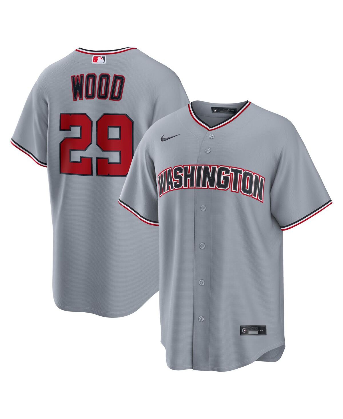 Click here for Nike Mens James Wood Gray Washington Nationals Roa... prices
