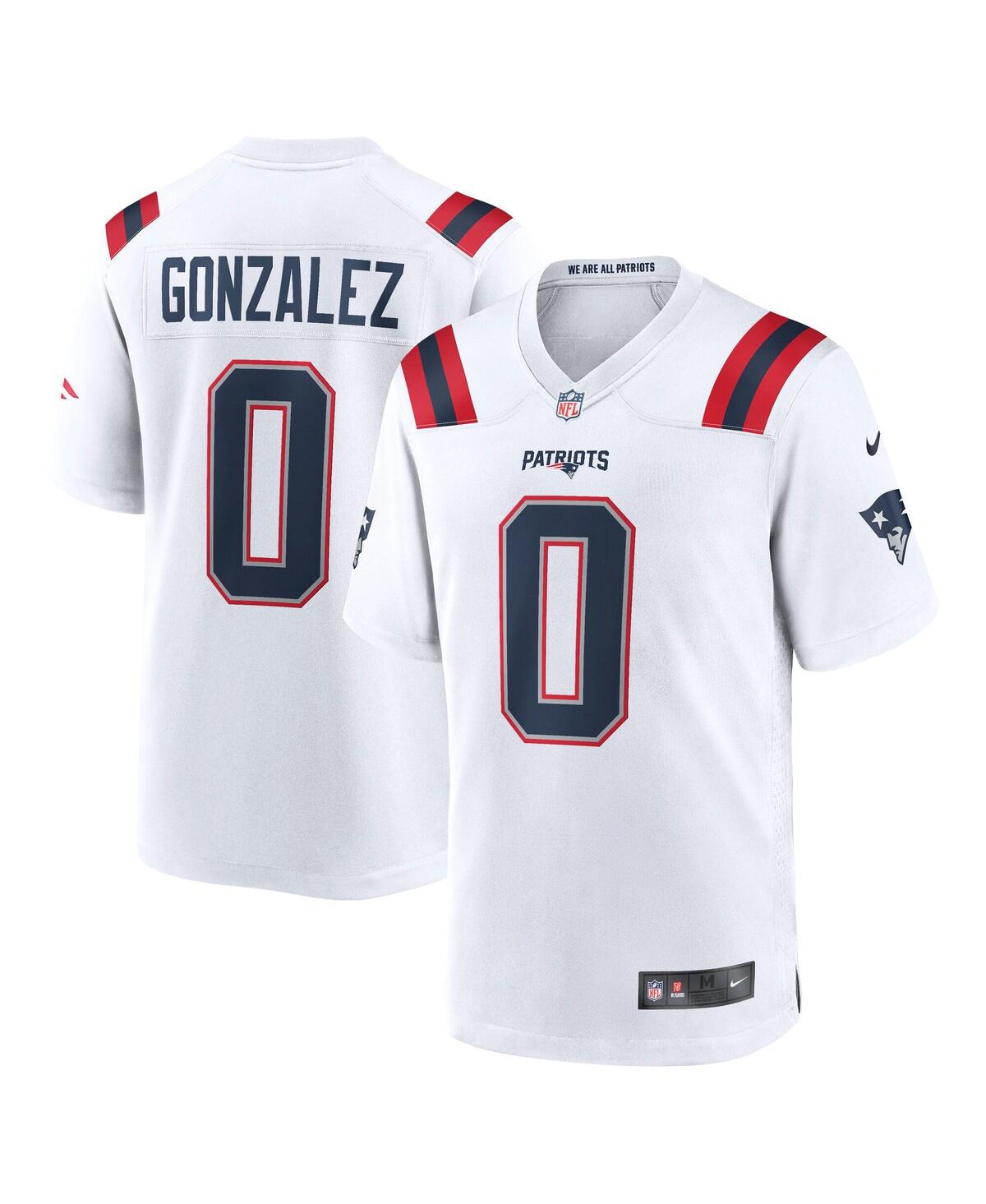 Click here for Nike Mens Christian Gonzalez White New England Pat... prices