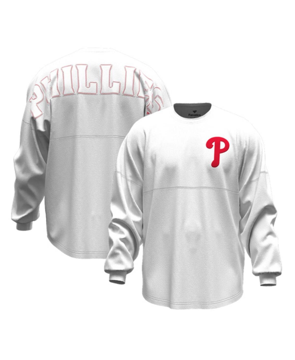 Click here for Fanatics Womens White Philadelphia Phillies Baseba... prices