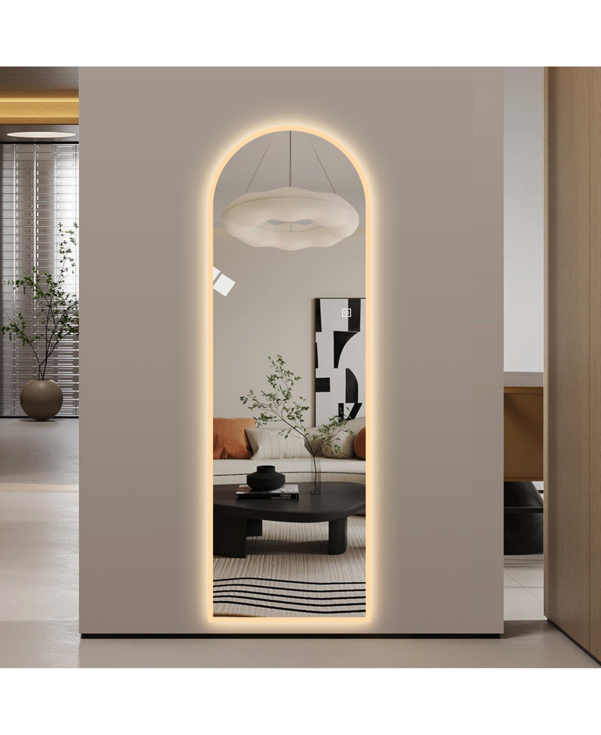 Click here for Busdays 65 x 21 Inch Led Full Length Wall Mirror S... prices