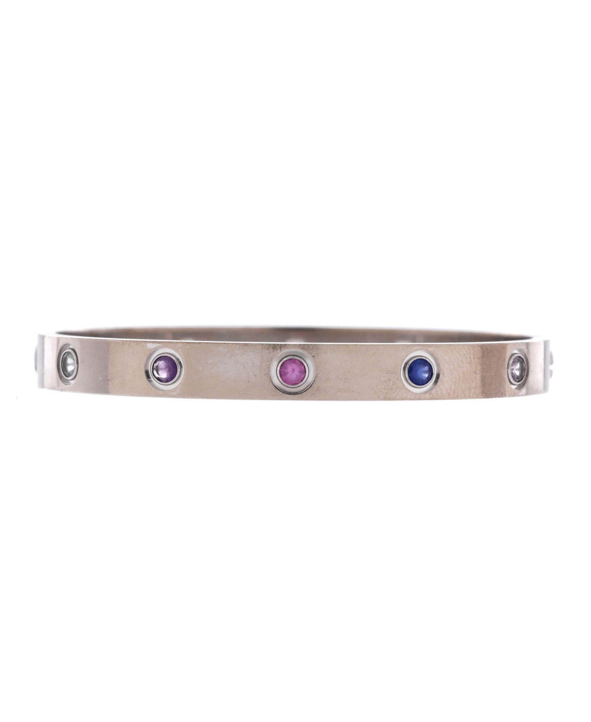 Click here for Pre-Owned Cartier Love 10 Stone Bracelet - 18k whi... prices