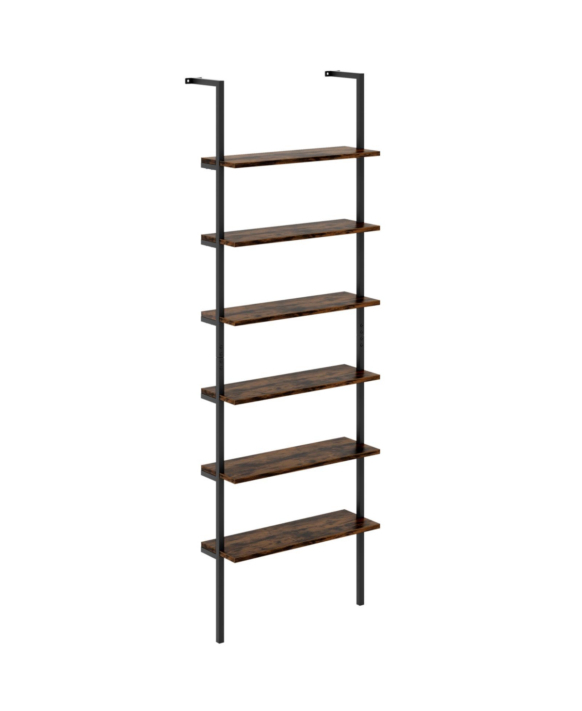 Click here for Gouun 6-Tier Wall Mounted Industrial Ladder Shelf... prices