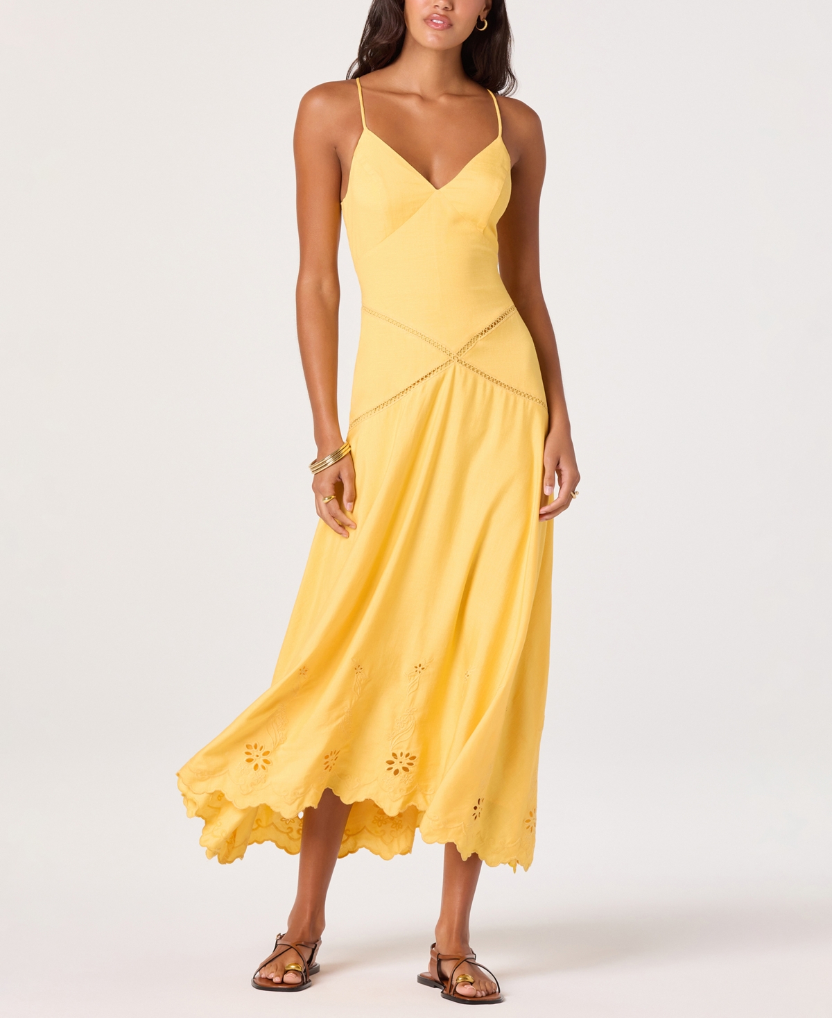 Click here for Astr the Label Womens V-Neck Sleeveless Dress - Ma... prices