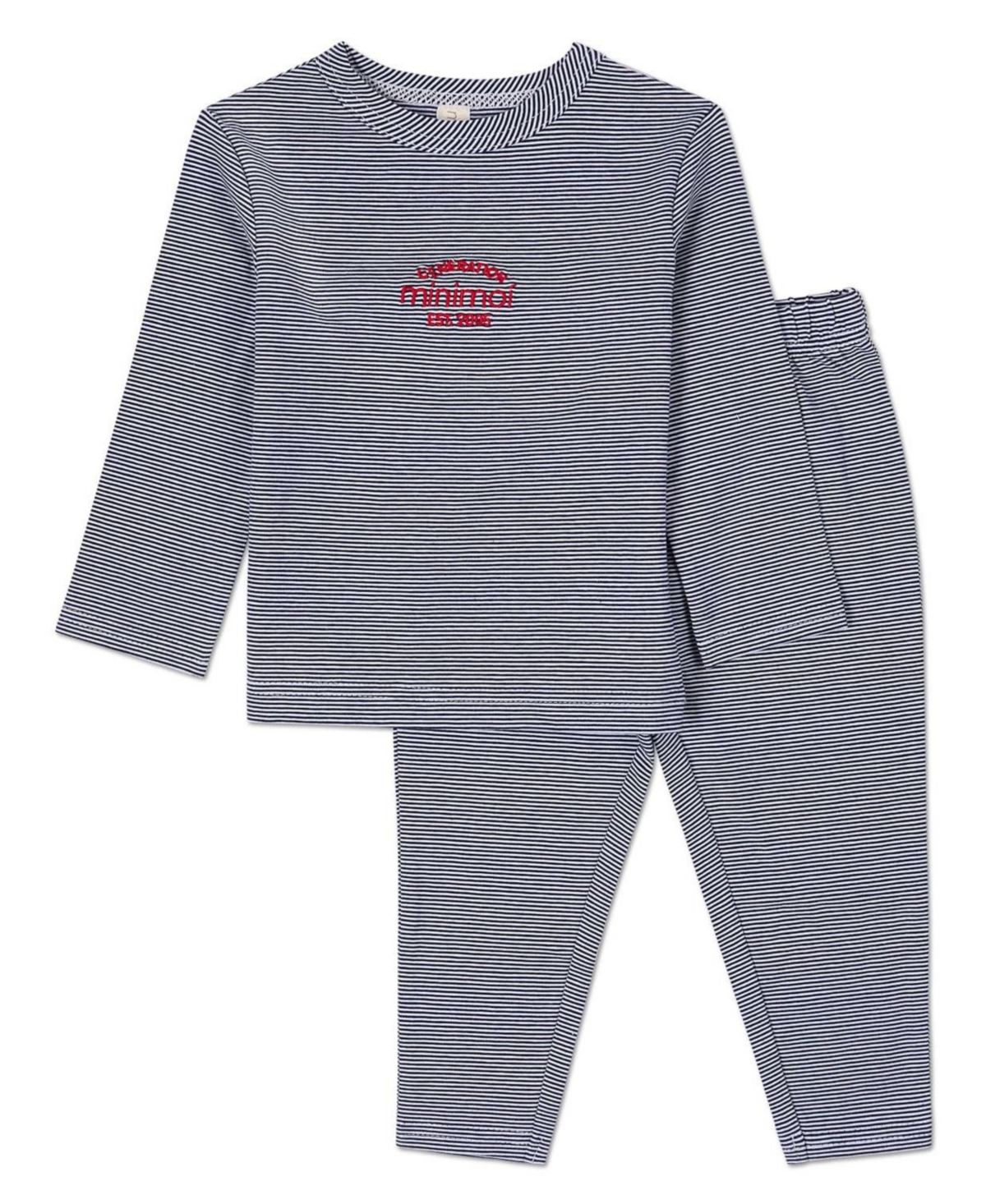 Click here for MeMoi Kids Boys Mini-Stripe Cotton-Rich 2 Piece Lo... prices