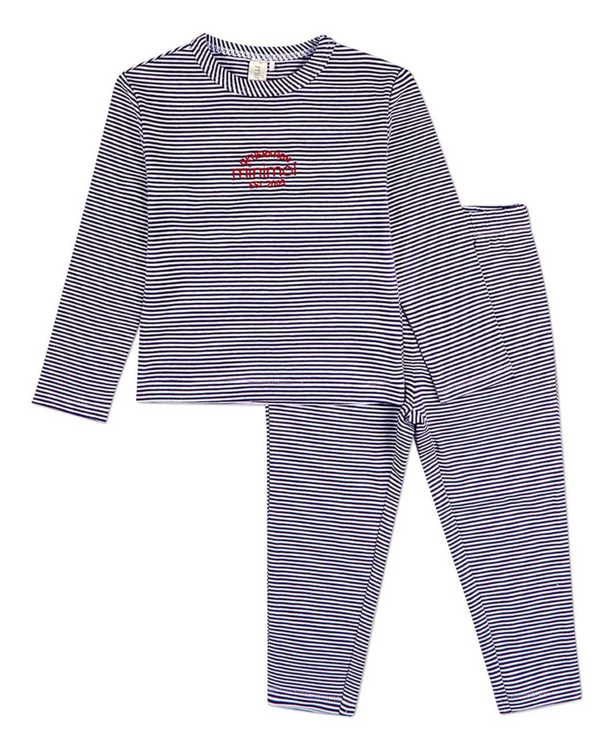 Click here for MeMoi Kids Boys Mini-Stripe Cotton-Rich 2 Piece Lo... prices