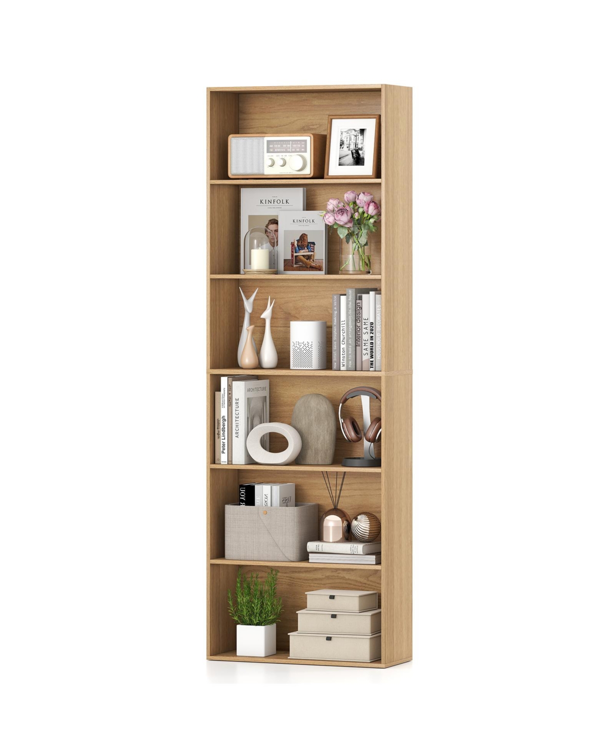 Click here for Gouun 6-Tier Bookcase with 6 Open Shelves and Anti... prices