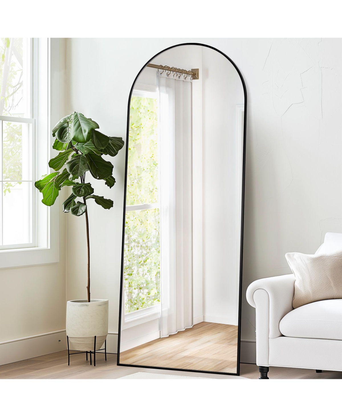 Click here for Antok Full Length Mirror  68x26 Floor Mirror  Arch... prices