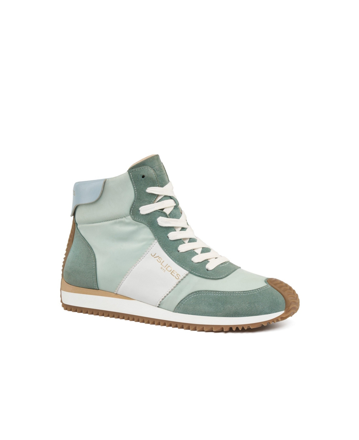 Click here for JSlides Womens Luna High Top Sneaker - Green prices