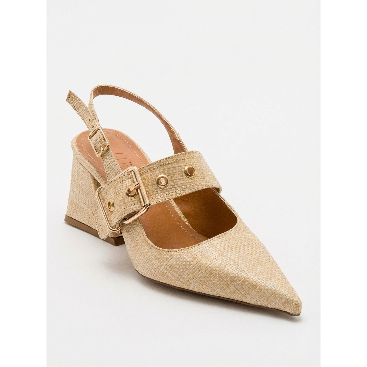 Click here for Prologue Shoes Nepido Pointed Toe Block Heel Pump... prices