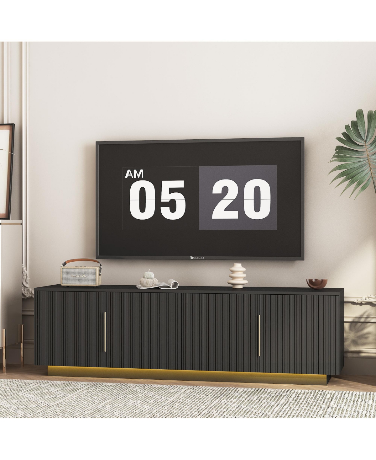 Click here for Rainsken 68 Modern Wooden Entertainment Center wit... prices