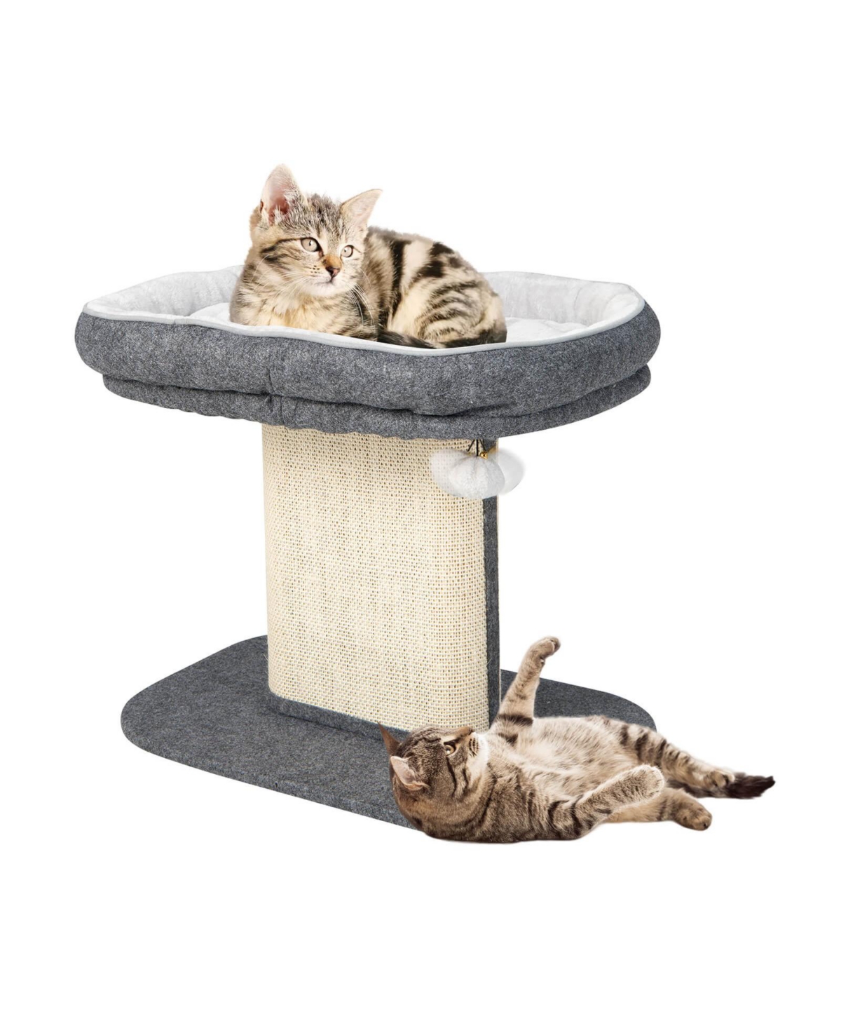 Click here for Cozito Cat Tower Modern with Large Plush Perch and... prices