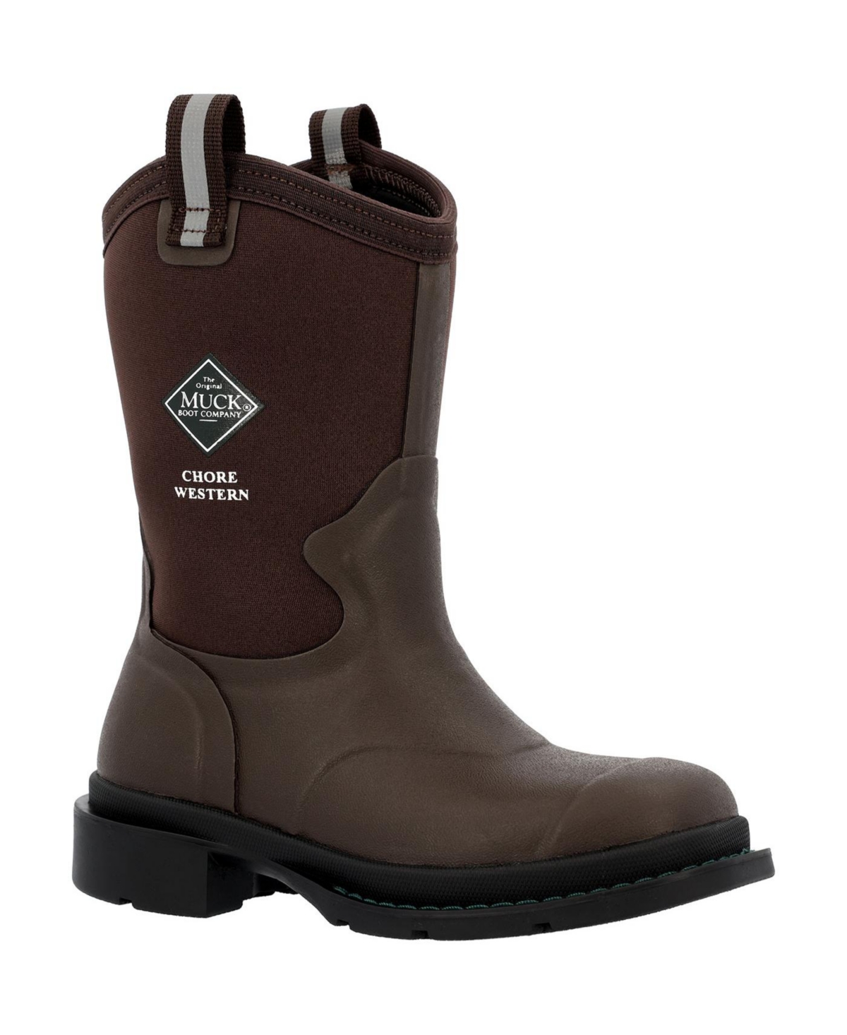 Click here for Muck Kids Chore Western Boot - Brown prices