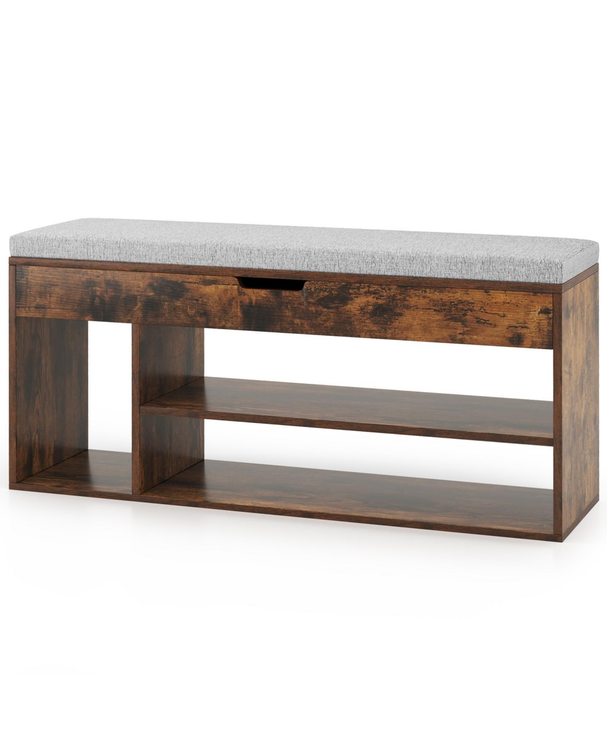 Click here for Gouun Padded Shoe Bench with Hidden Storage and 3... prices