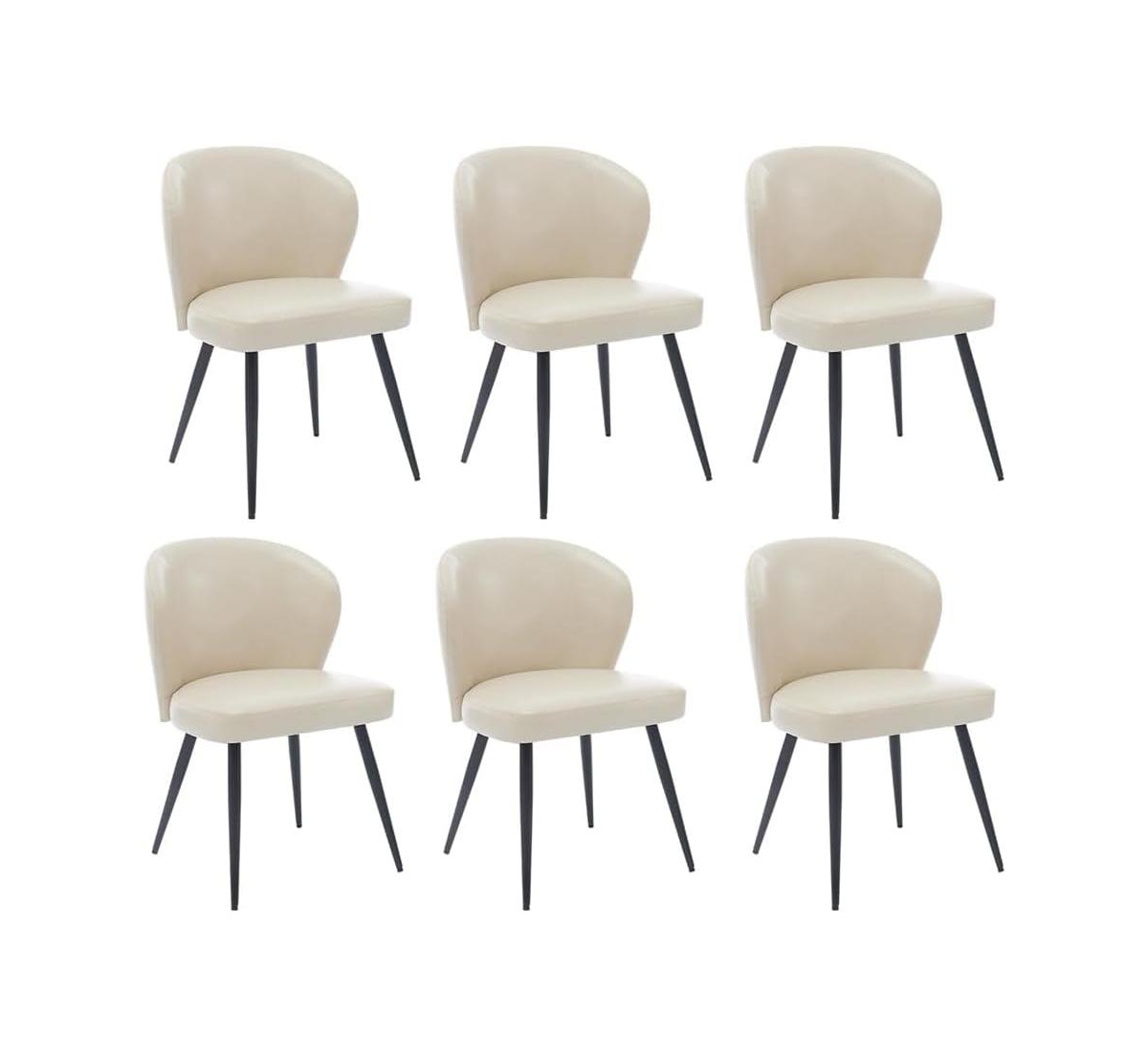 Click here for gaomon Dining Chairs Set of 6 Ergonomic Leather Up... prices