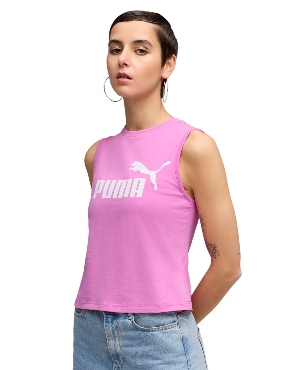 Click here for Puma Womens Crewneck Tank Top - Mauve Pop prices